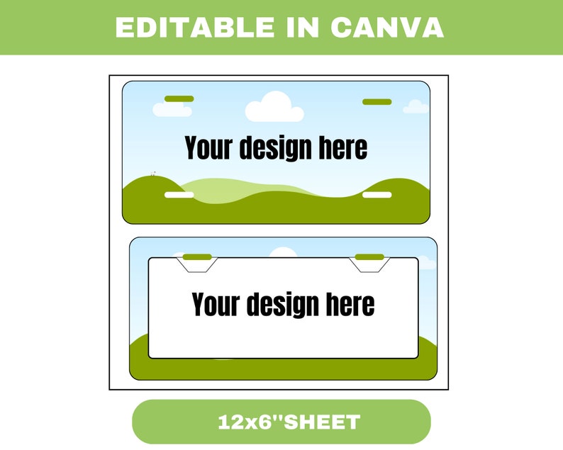 Car License Plate Template, License Plate Template SVG, Car License ...