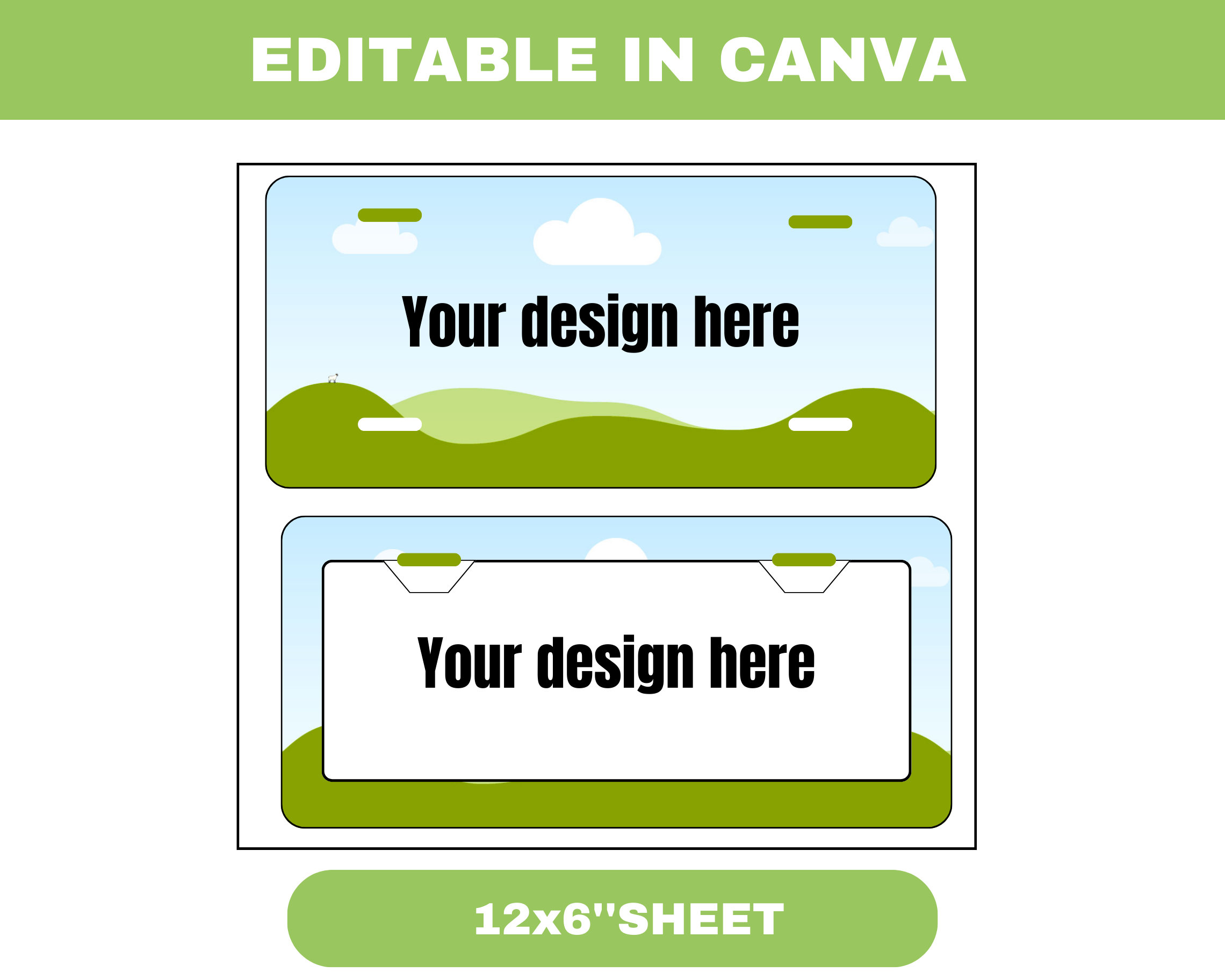 Car License Plate Template, License Plate Template SVG, Car License ...