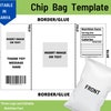 Chip Bag Template, Editable Chip Bags, Chip Bag Labels, Custom Chip ...