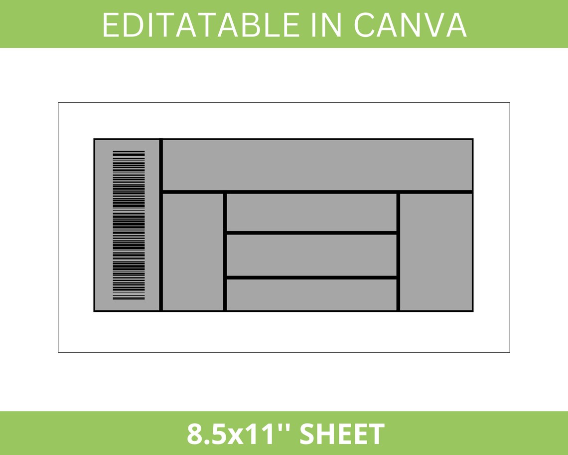 Shoe Box Label Template, Sneaker Box Template, Shoebox Label Template ...
