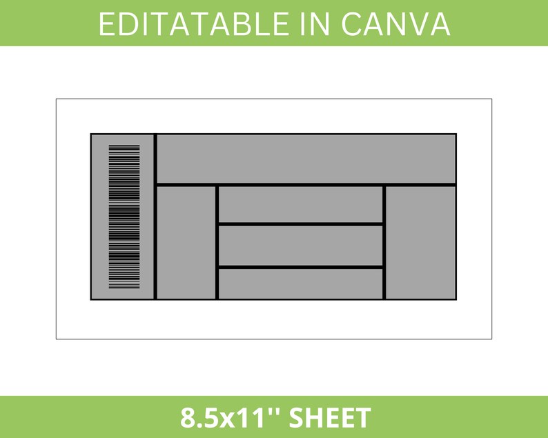 Shoe Box Label Template, Sneaker Box Template, Shoebox Label Template ...