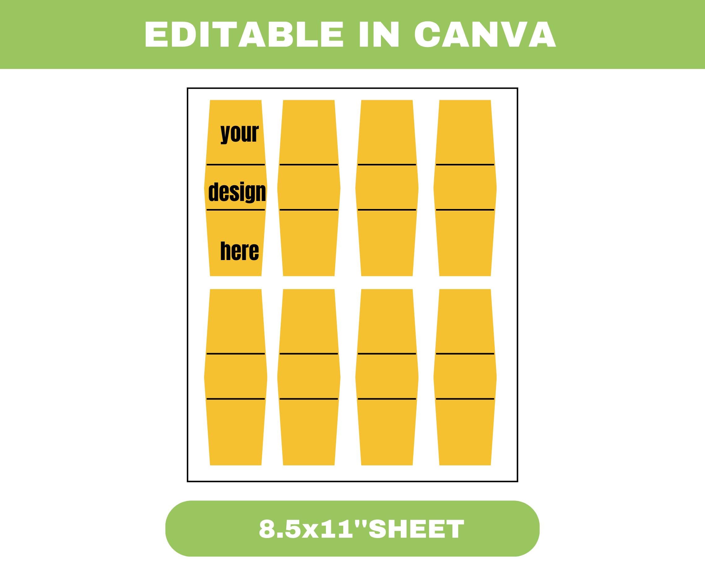 Tic Tac Label Template, Tic Tac Label SVG, Tic Tac Label, Tic Tac Blank ...