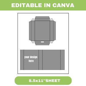 Mini Drawer Box Template, Mini Drawer Box Svg, Mini Drawer Box, Slide ...