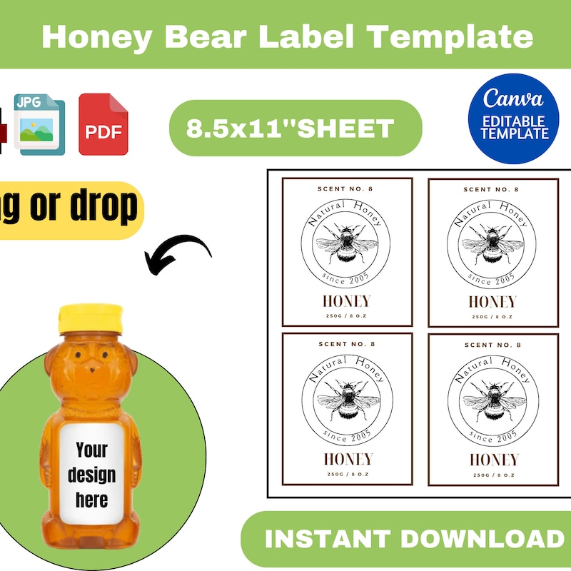 Honey Bear - Etsy