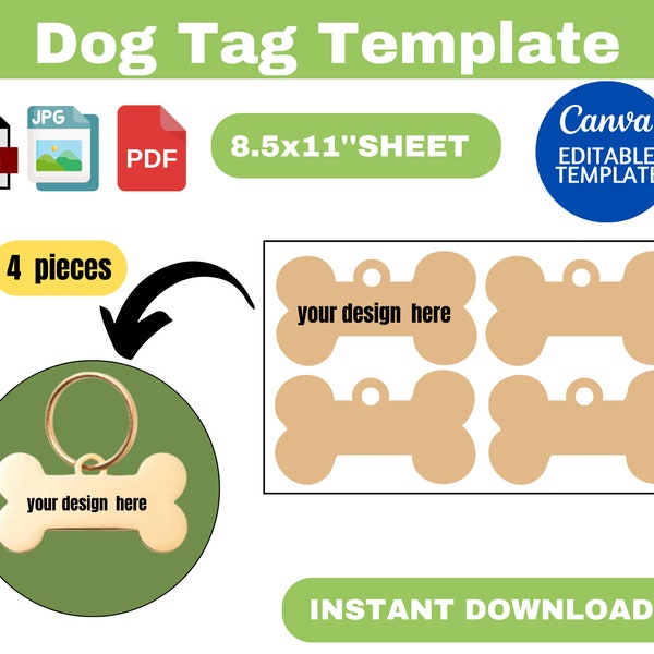 Dog Template - Etsy