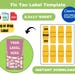 Tic Tac Label Template, Tic Tac Label SVG, Tic Tac Label, Tic Tac Blank ...