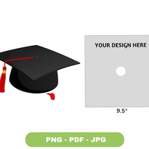 Graduation Cap Topper, Graduation Cap Template, Custom Graduation Cap ...