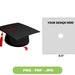 Graduation Cap Topper, Graduation Cap Template, Custom Graduation Cap ...