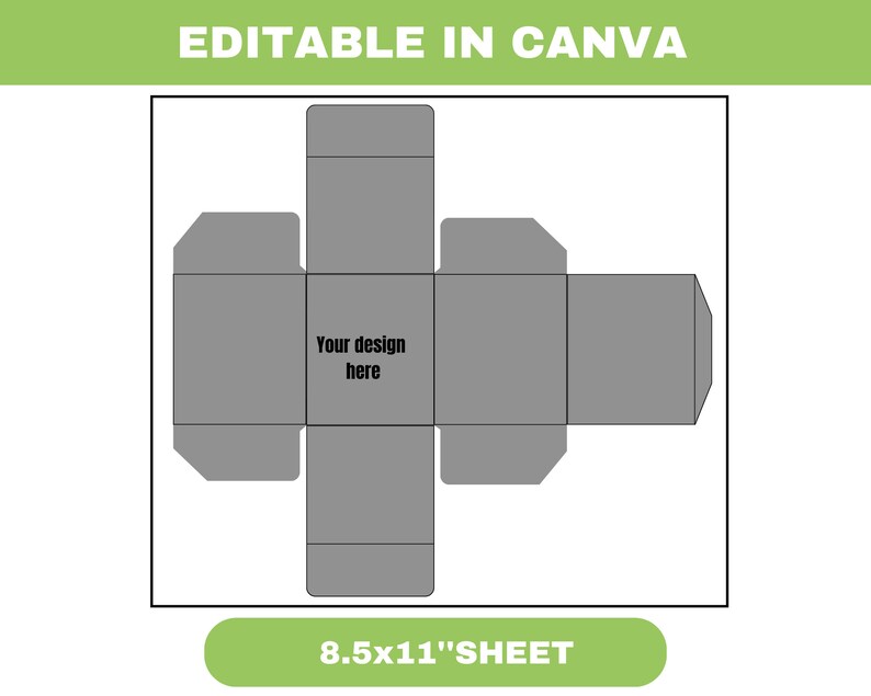 Glass Box Template, Glass Box Template SVG, Glass Gift Box, Glass Box ...