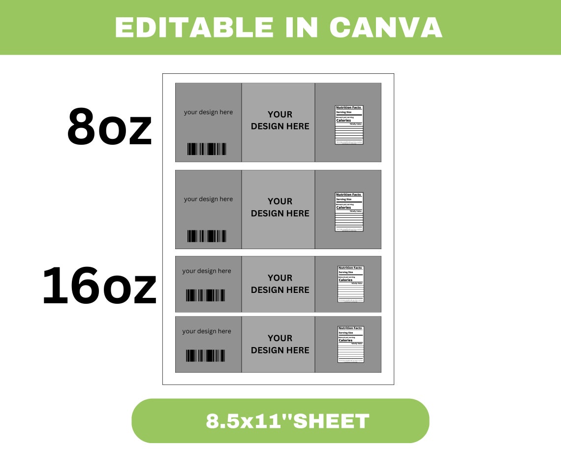 Water Bottle Label Bundle, Water Bottle Label SVG, Water Bottle Label ...