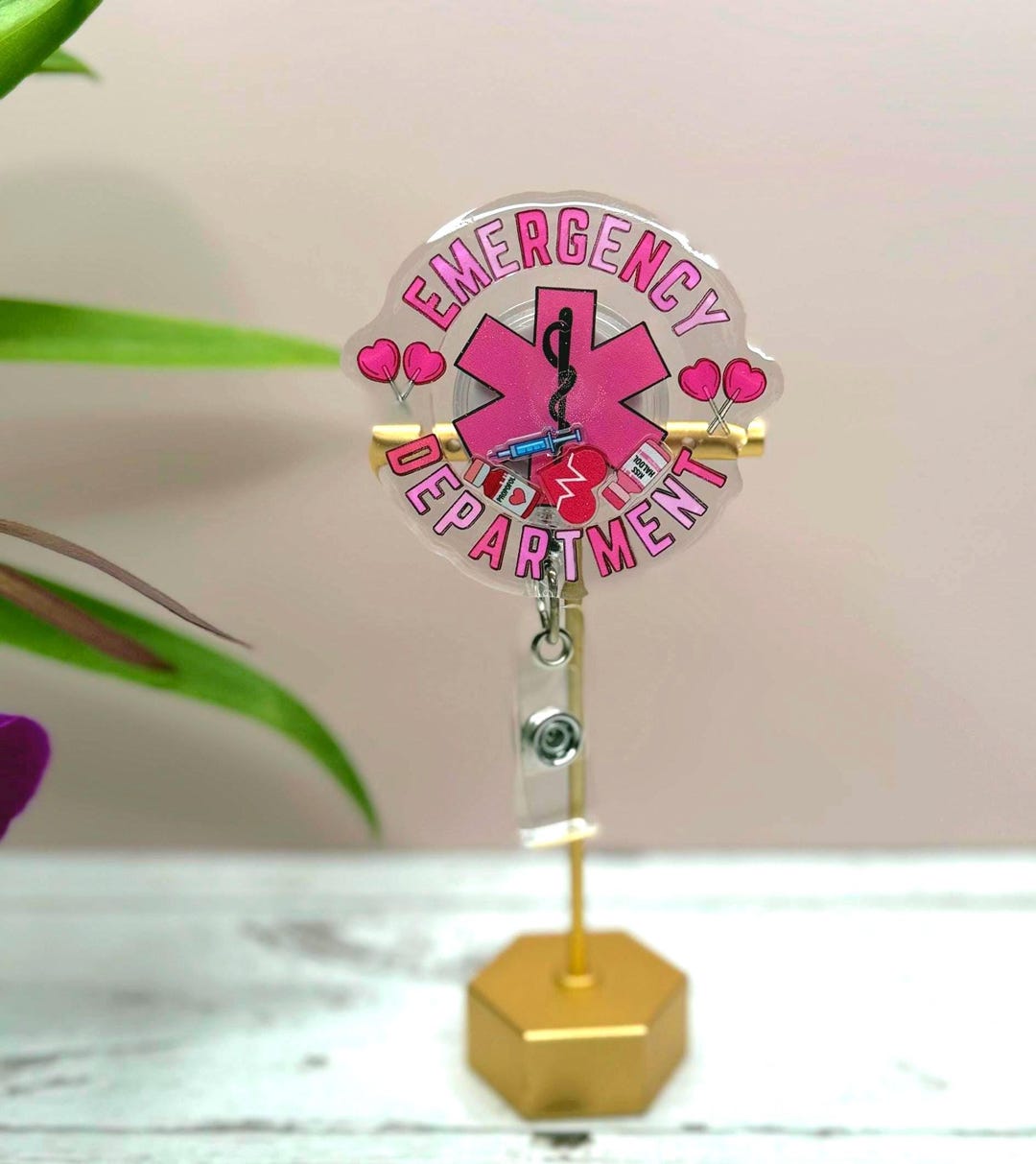 Emergency Shaker Badge Reel: Fun Gift for ER Nurse & Doctor - Etsy