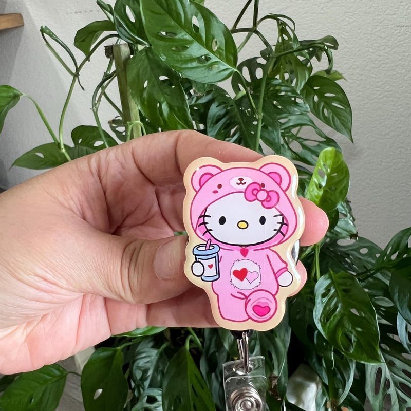 Hello Kittys Badge Holder - Etsy