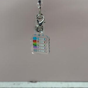 Order of Draw Lab Tubes, Badge Charm, Phlebotomy, Venipuncture, Nursing ...