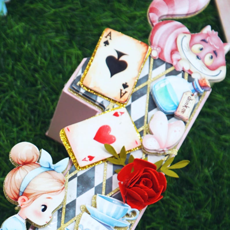 Alice in Wonderland 3D Number One: Mad Hatter Tea Party Decor - Etsy