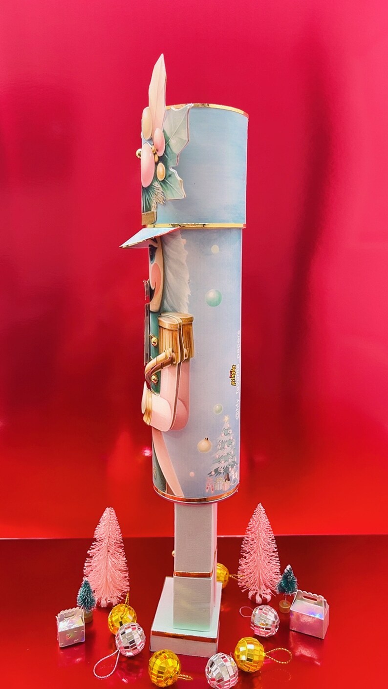 Handmade Nutcracker Pringles Can: Christmas Party Decoration - Etsy