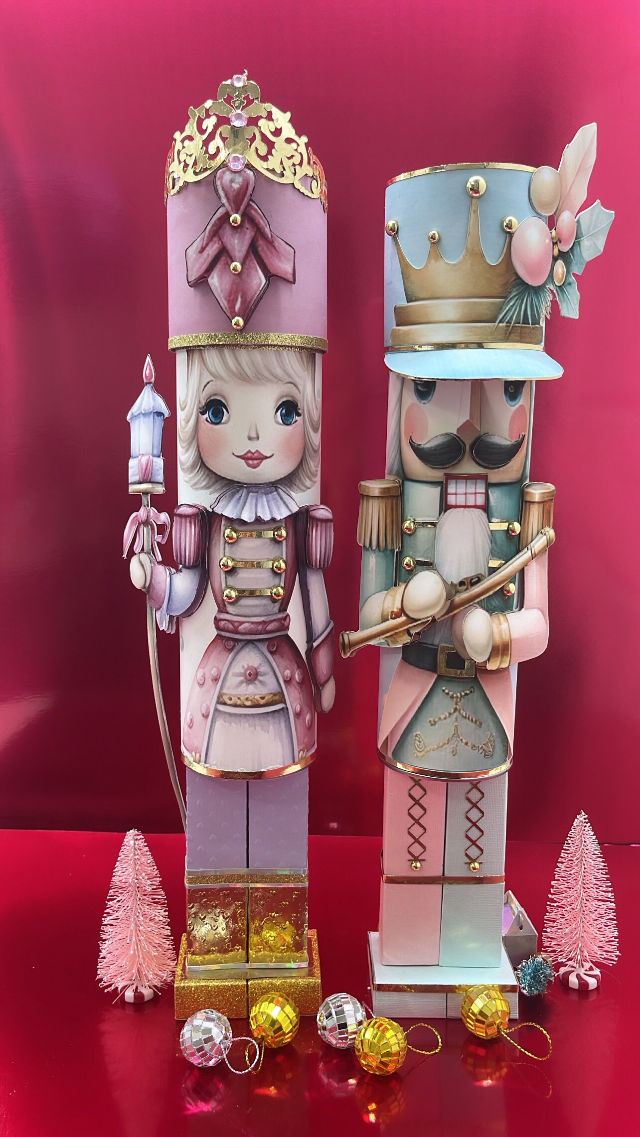 Nutcracker Decorated Pringles Can: Christmas Party Decor - Etsy