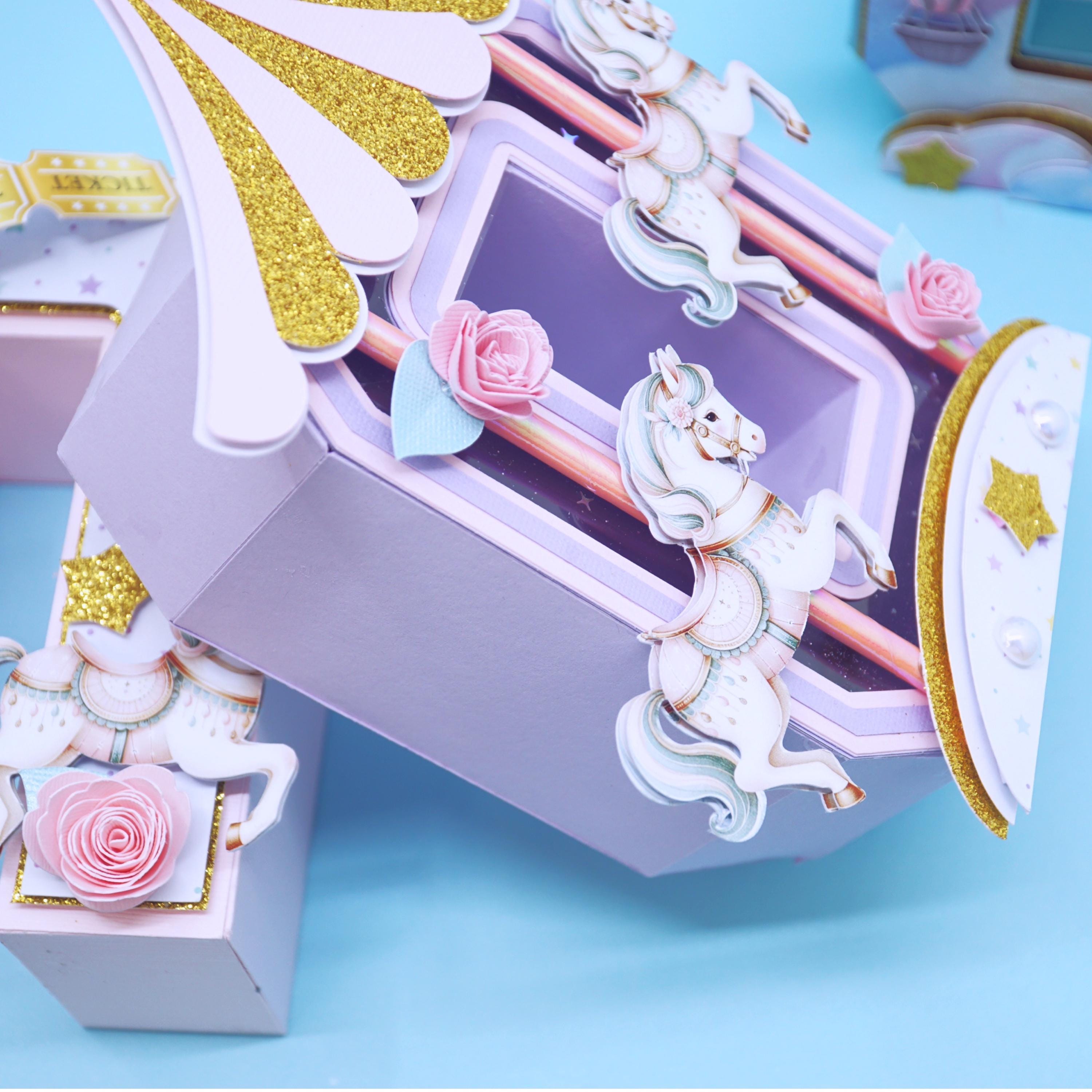 Carousel 3D Letter ONE: Magical 1st Birthday Party Decoration - Etsy