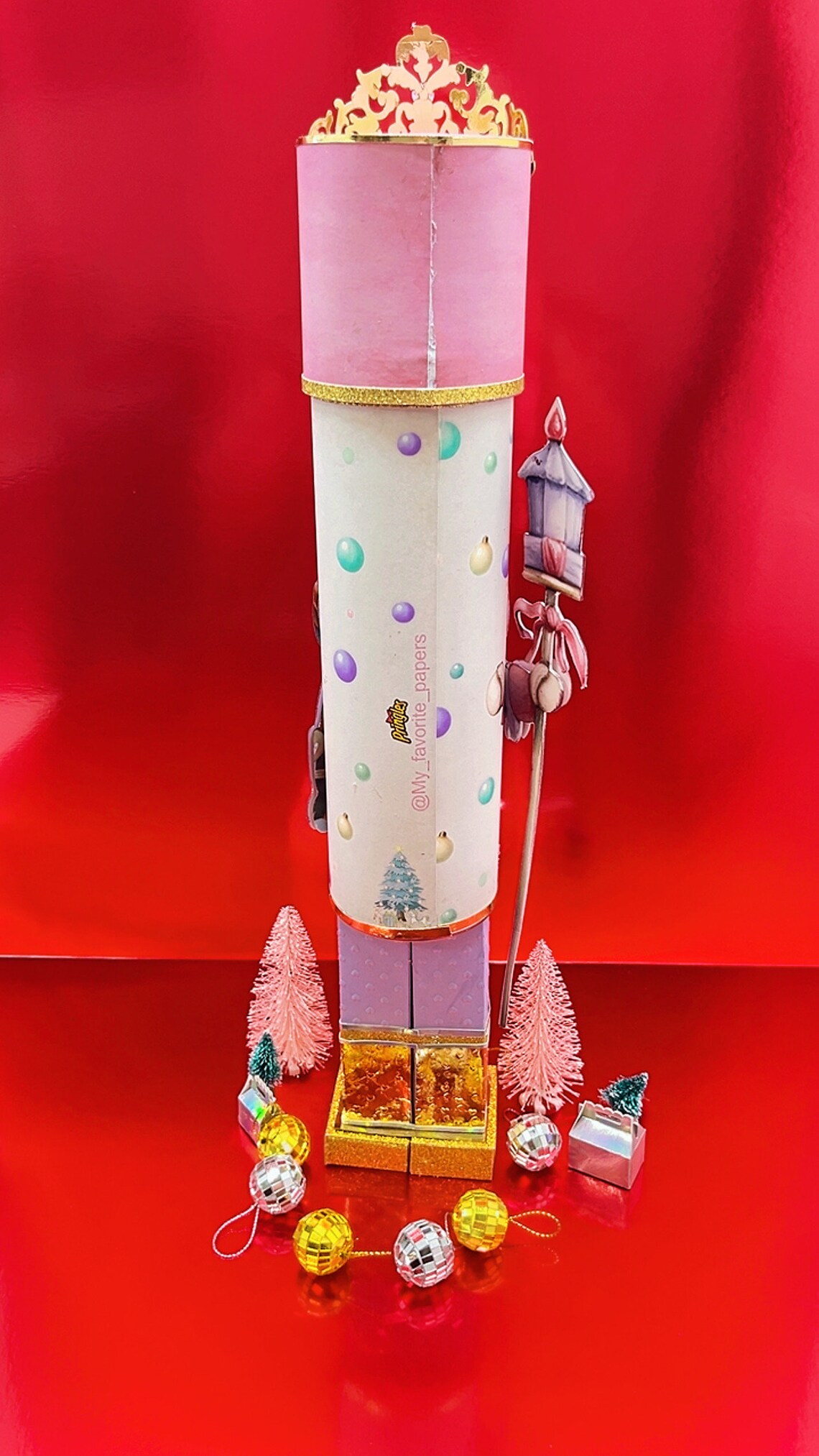 Nutcracker Decorated Pringles Can: Christmas Party Decor - Etsy