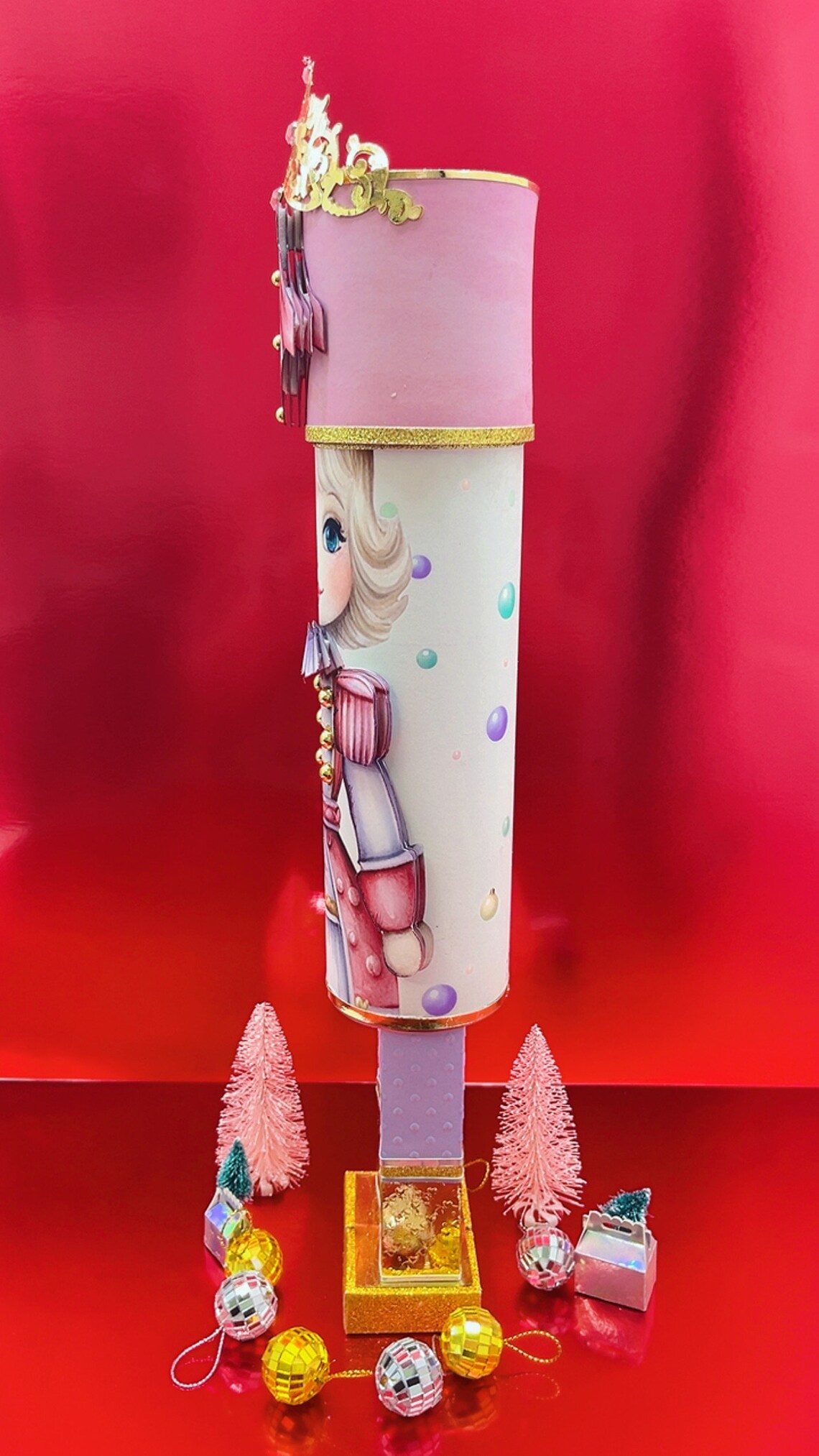 Nutcracker Decorated Pringles Can: Christmas Party Decor - Etsy