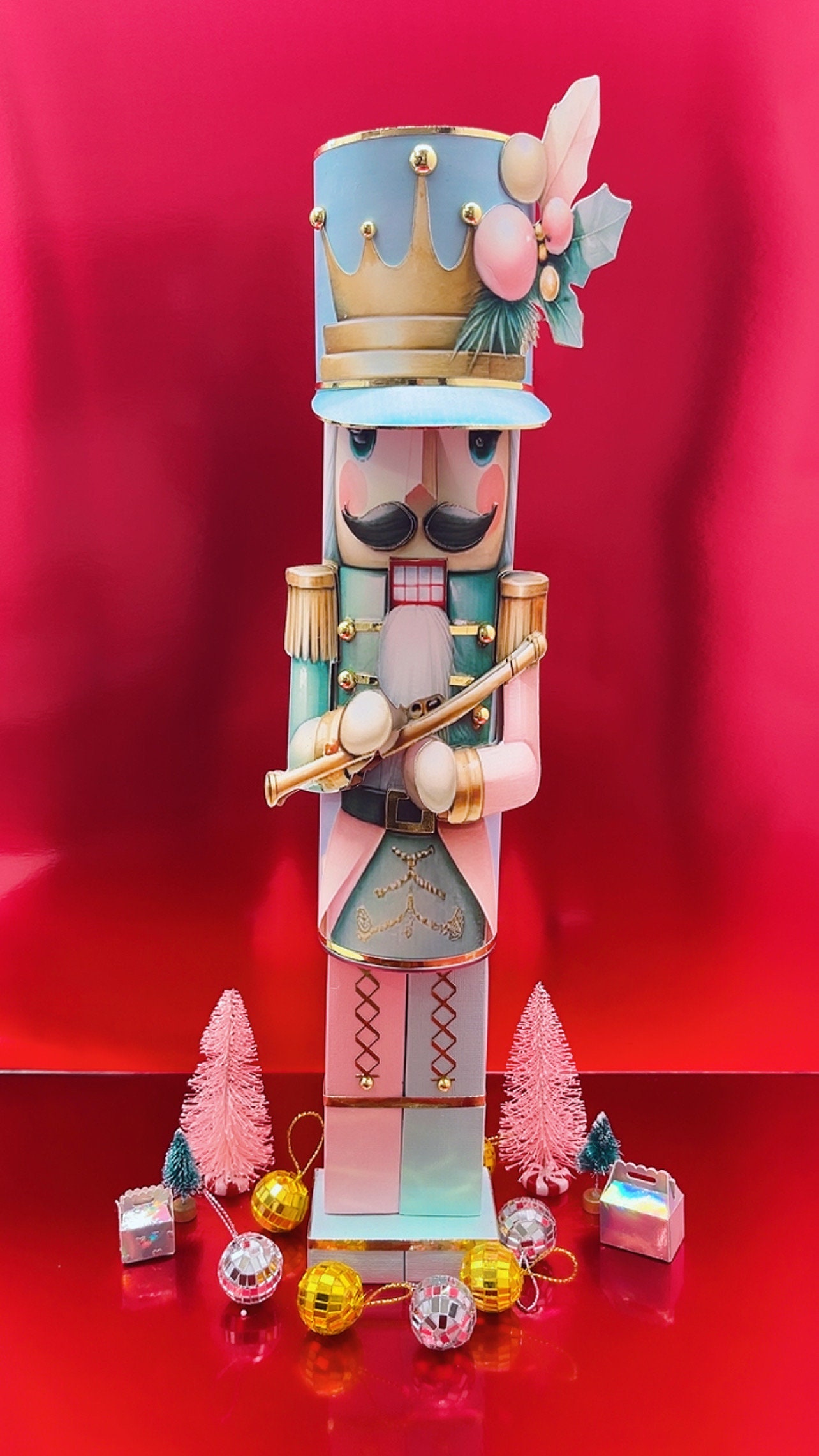 Handmade Nutcracker Pringles Can: Christmas Party Decoration - Etsy
