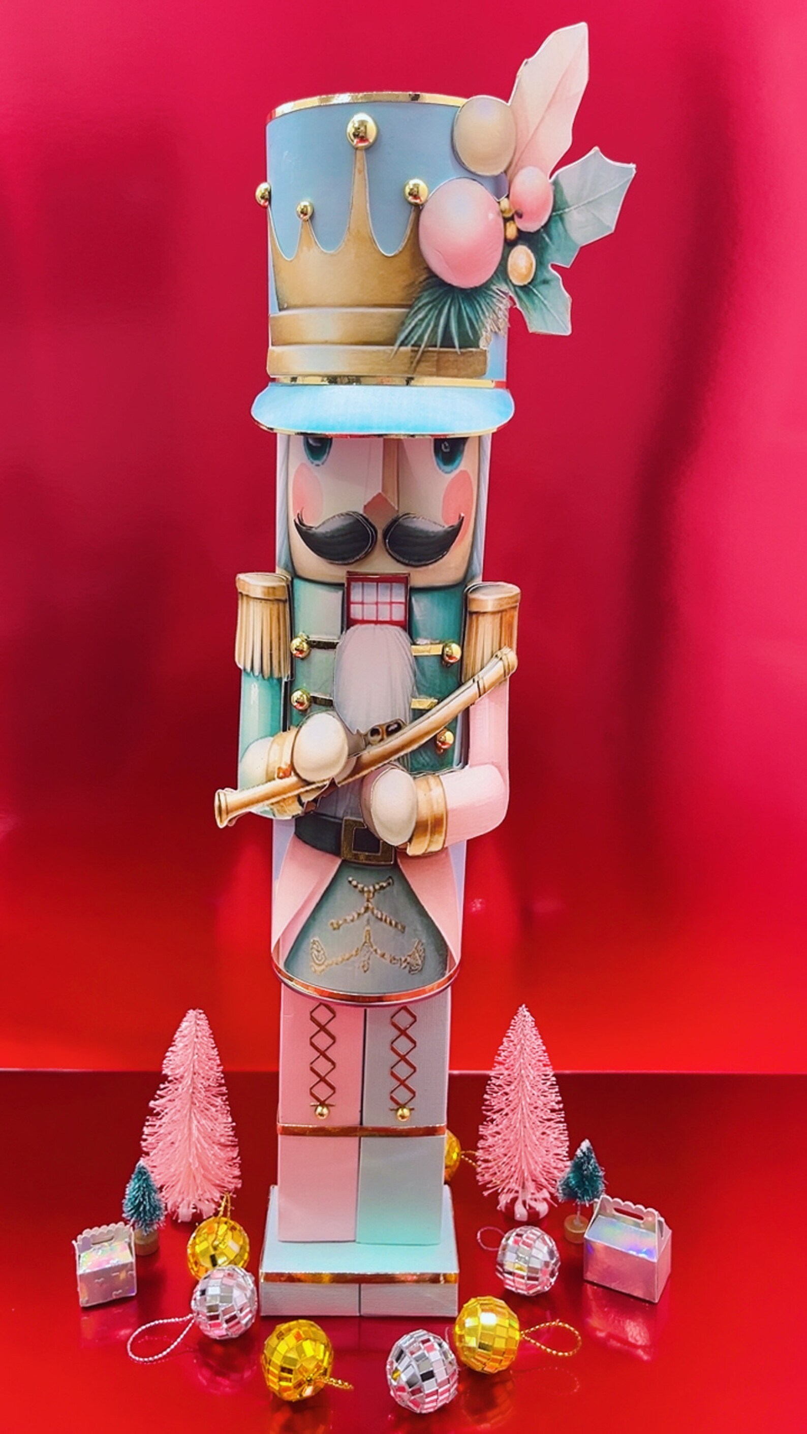 Handmade Nutcracker Pringles Can: Christmas Party Decoration - Etsy
