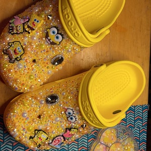 Custom Spongebob Crocs - Etsy
