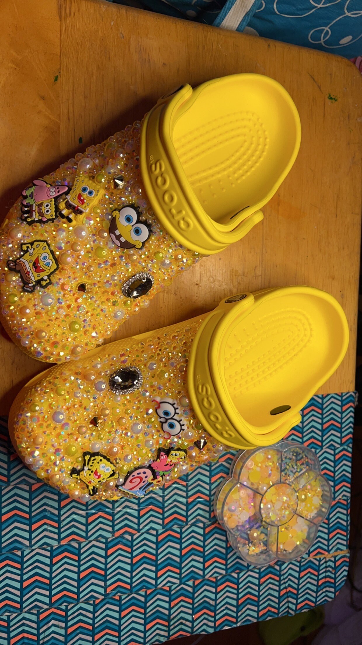 Custom Spongebob Crocs - Etsy