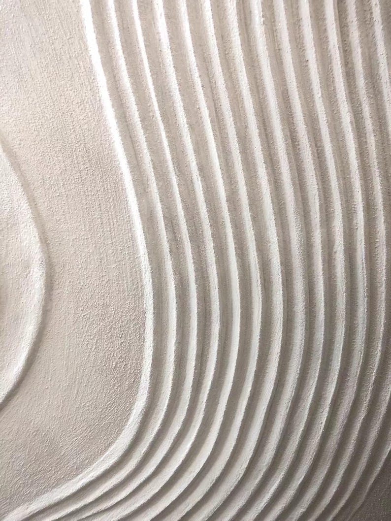 Abstract Beige Textured Painting,large Beige 3D Texture Wall Art,beige ...