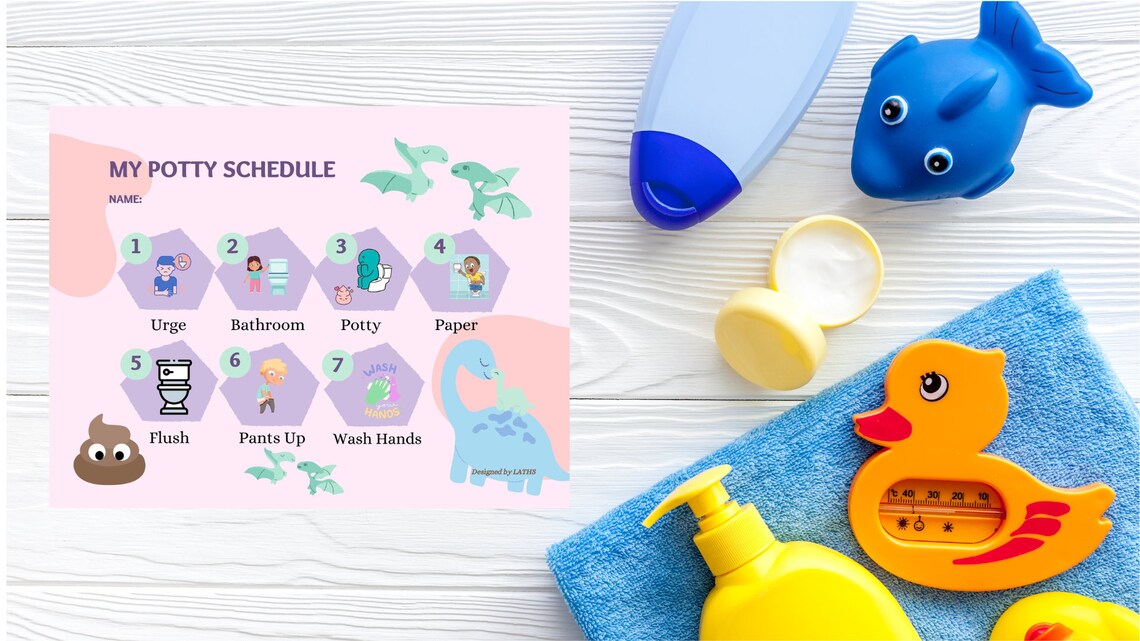 Potty Training - Visual Schedule PDF JPJ Digital Download - Etsy