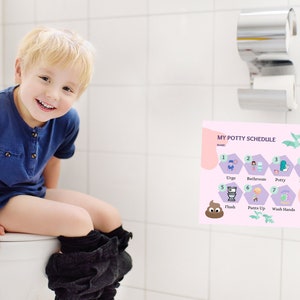 Potty Training - Visual Schedule PDF JPJ Digital Download - Etsy