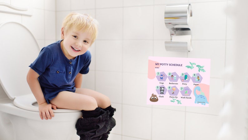 Potty Training - Visual Schedule PDF JPJ Digital Download - Etsy