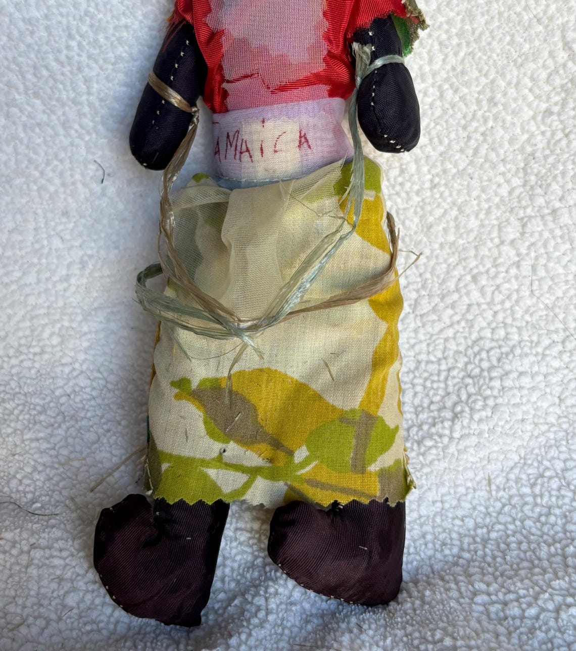 Vintage Doll Jamaican JAMAICAN Folk Art RAGDOLL 8" Rag Doll Gift Folk ...