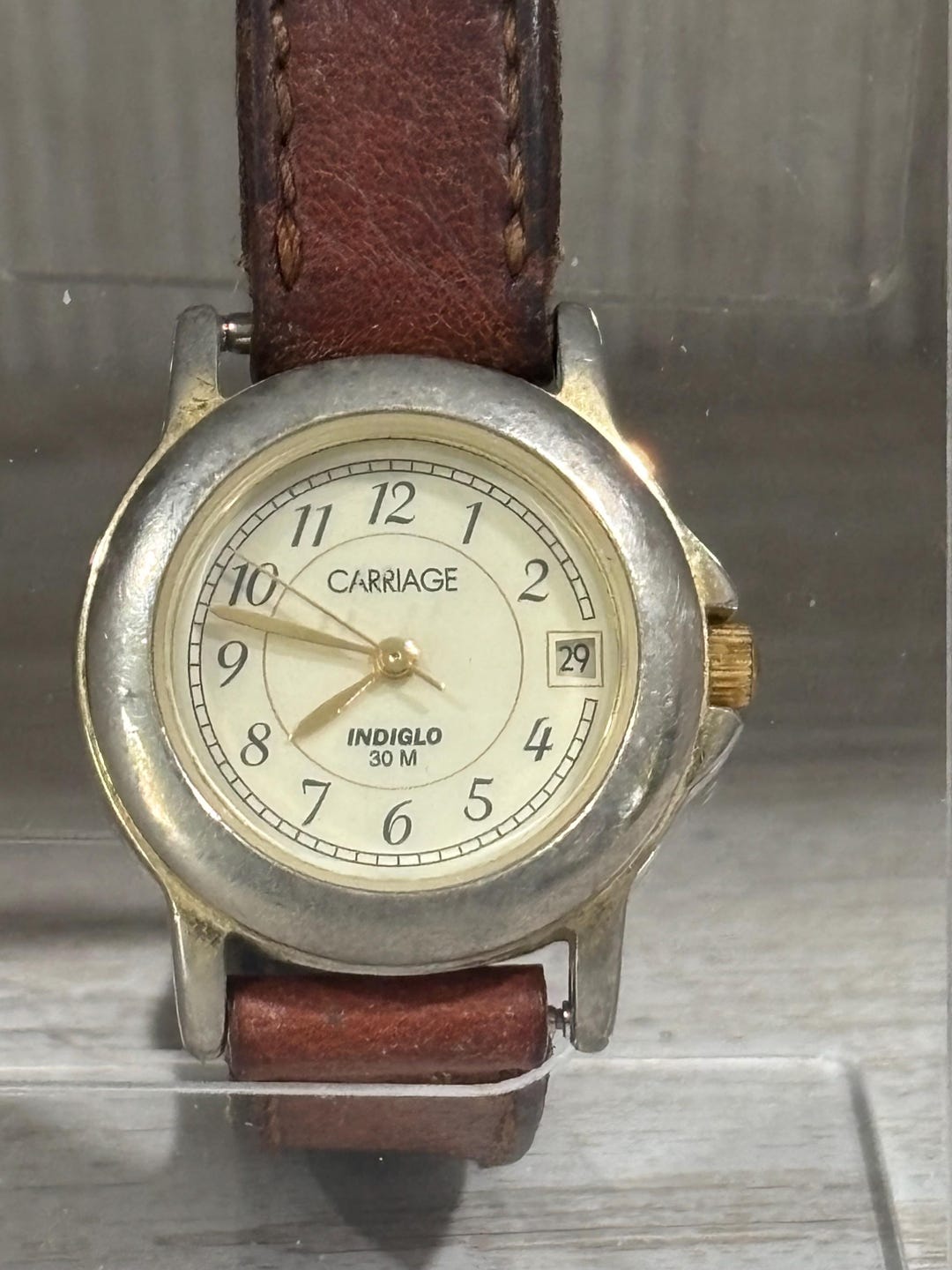 Carriage by Timex Watch Calendar Indiglo Vintage Ladies Tested and ...