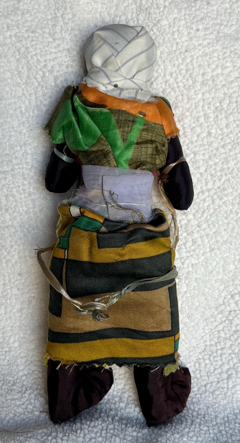 Vintage Doll Jamaican JAMAICAN Folk Art RAGDOLL 8" Rag Doll Gift Folk ...