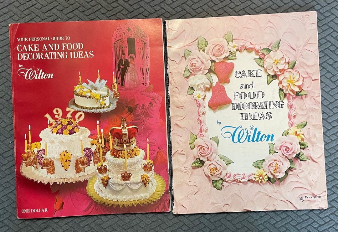 Vintage Wilton Magazine Books 1964 & 1970 Baking Cake and Food ...