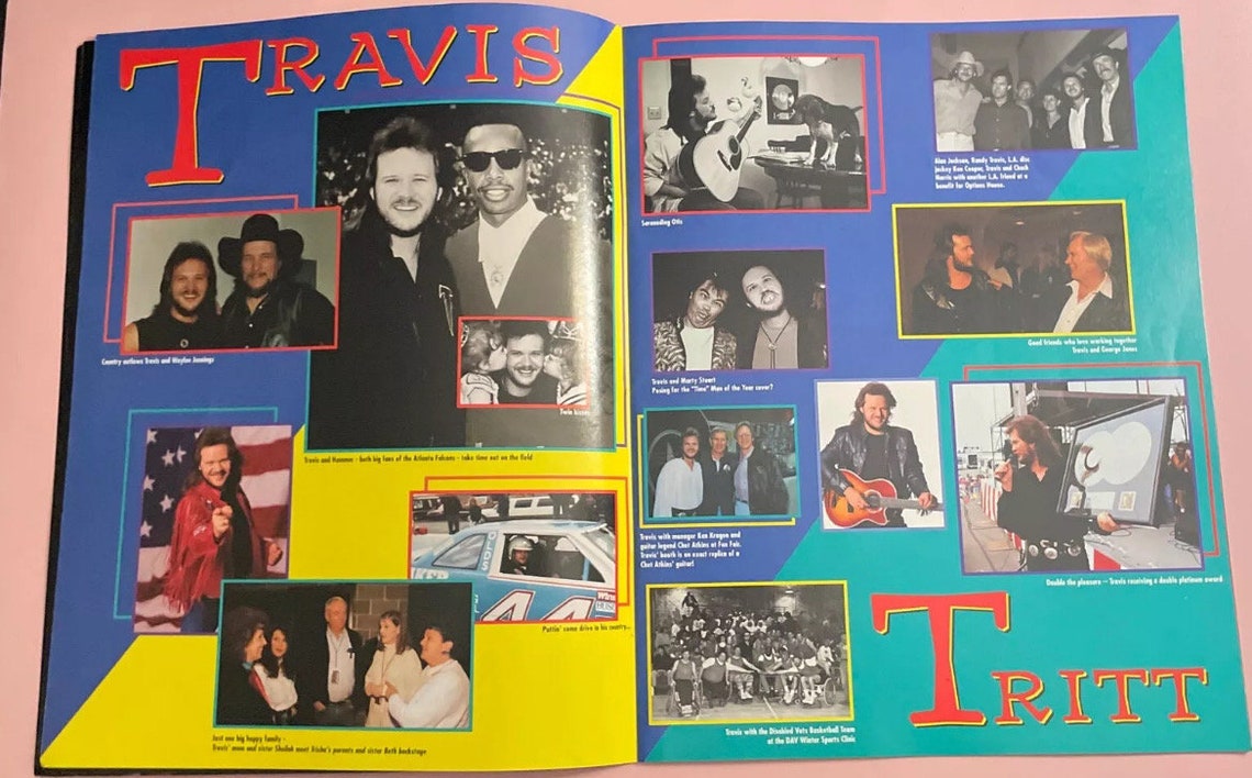 Trisha Yearwood Travis Tritt Little Texas Band 1993 Concert Tour Book ...