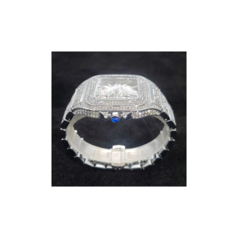 Iced Out Skeleton Watch Luxury Watches, Hip Hop Watches, Mens Watch ...