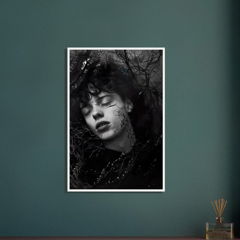 Mystic Shadows Framed Poster Handmade Wall Art Unique Home Decor Shadow ...