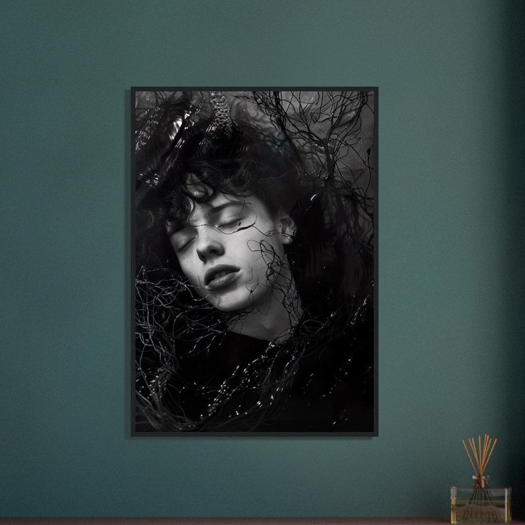 Mystic Shadows Framed Poster Handmade Wall Art Unique Home Decor Shadow ...