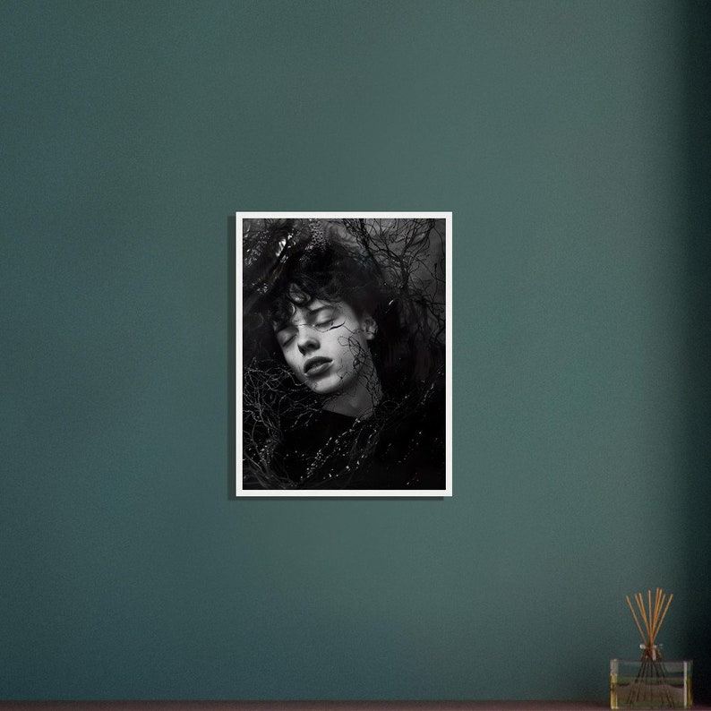 Mystic Shadows Framed Poster Handmade Wall Art Unique Home Decor Shadow ...