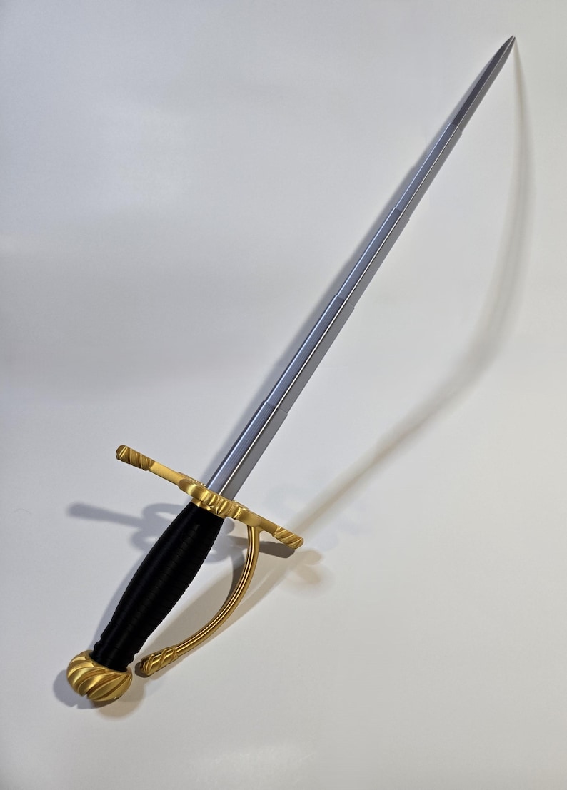 3D Printed Collapsible Rapier, Pirate Sword, Cosplay, Ren Faire Sword ...
