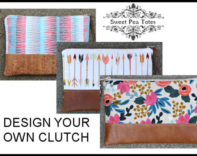 Custom Clutch, Custom Purse, Build Your Own Clutch, Bridal Clutch ...