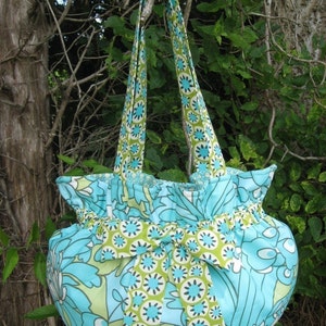 SCRUNCHIE SHOULDER BAG Pdf Sewing Pattern / Sweet Pea Totes - Etsy