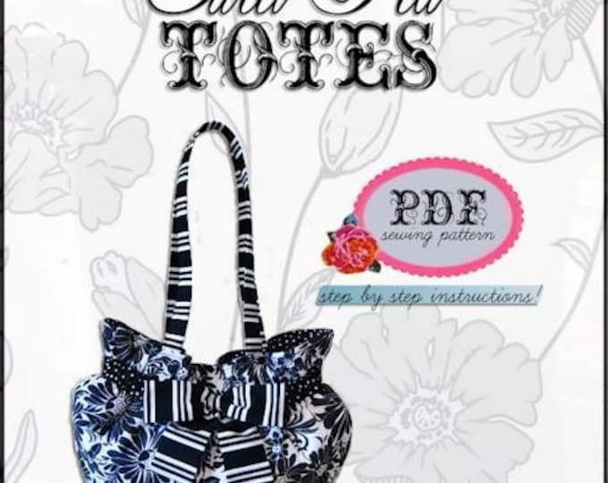 SCRUNCHIE SHOULDER BAG Pdf Sewing Pattern / Sweet Pea Totes - Etsy