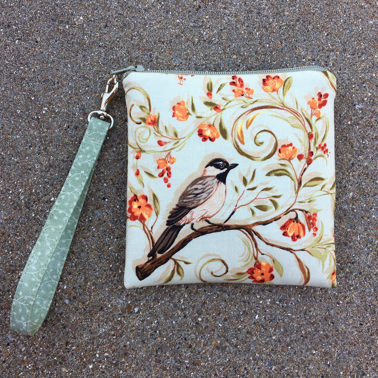 Bird Wristlet / Pouch / Coin Purse | Etsy
