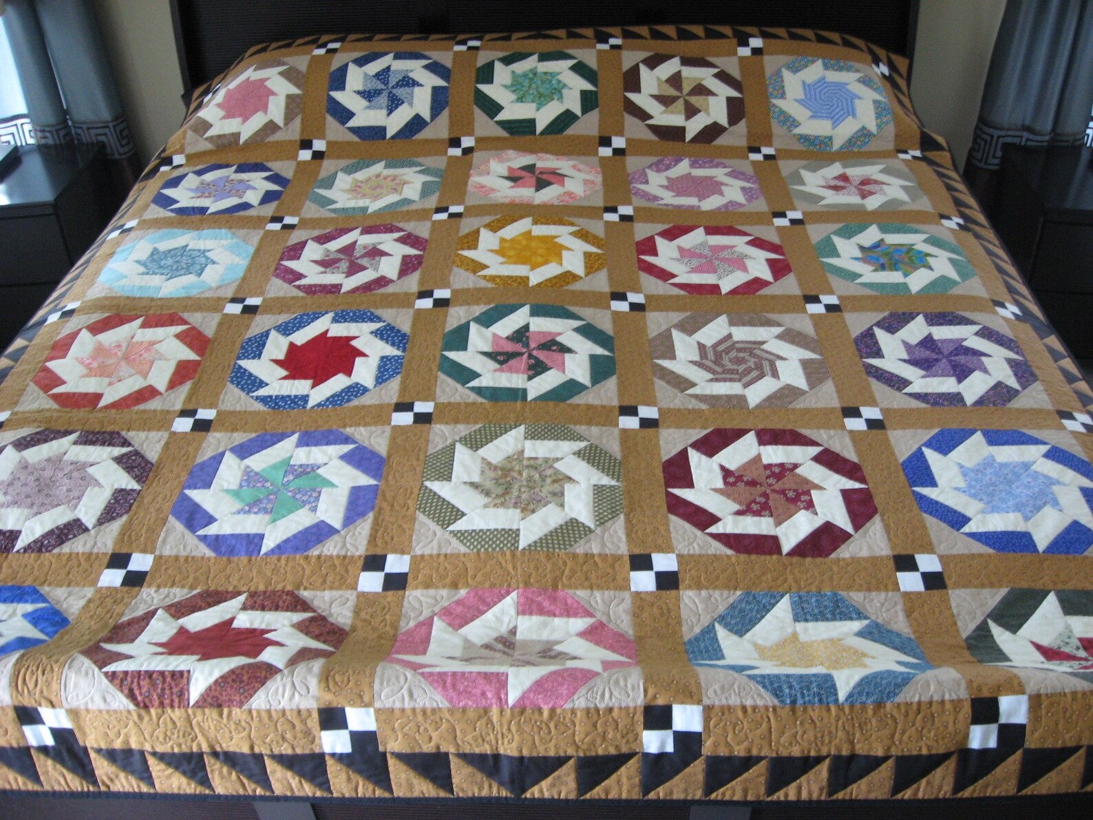 Pinwheel Paradise Quilt Ferris Wheel 80 12 X 94 - Etsy