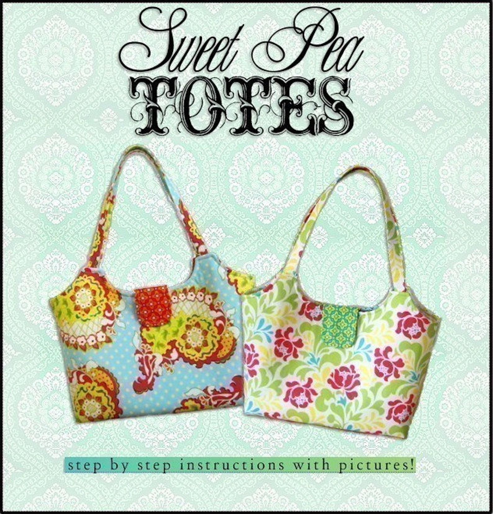 SIMPLE and CHIC PDF Sewing Pattern / Sweet Pea Totes - Etsy