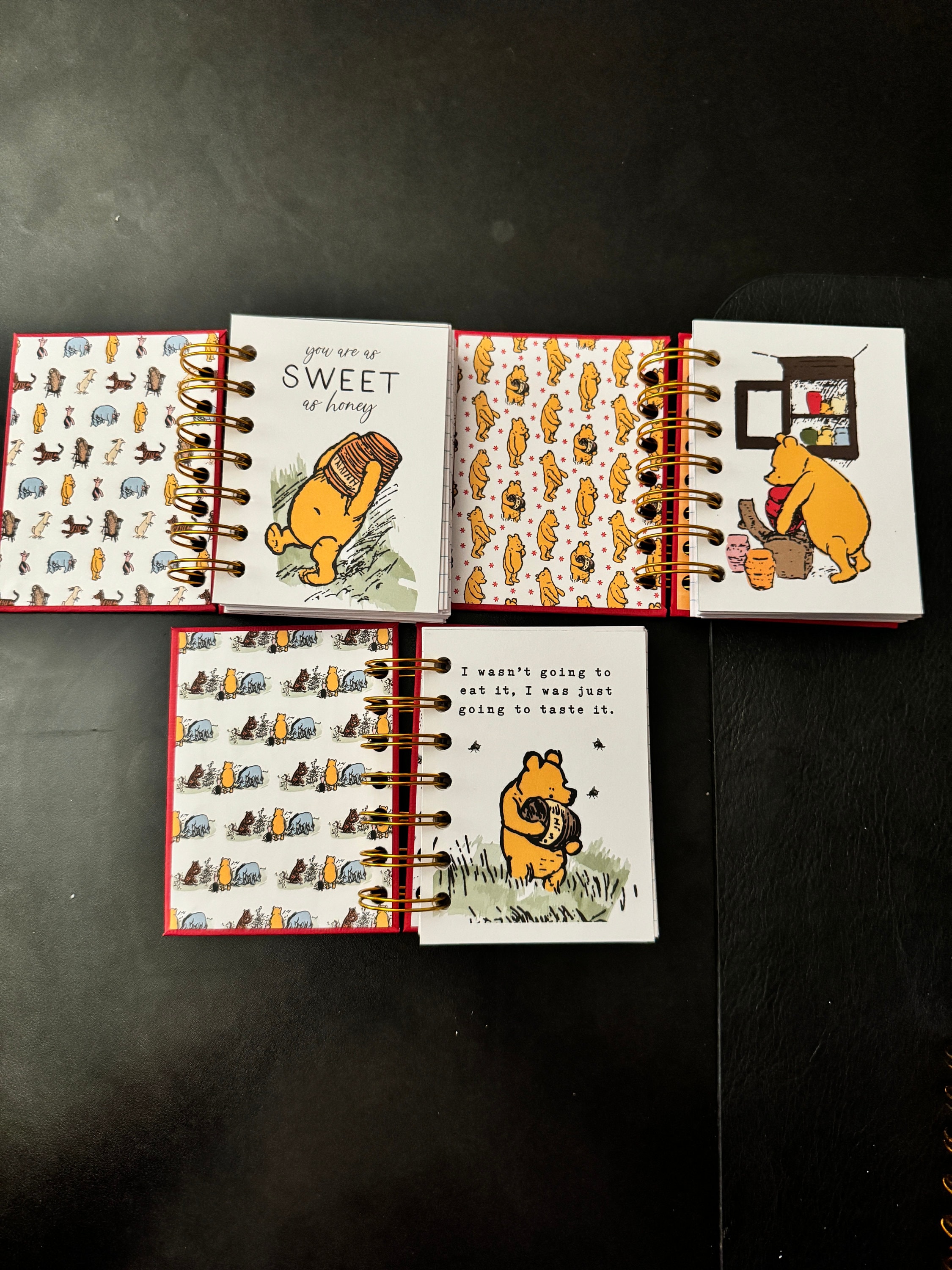 Winnie the Pooh Mini Notebooks - Etsy