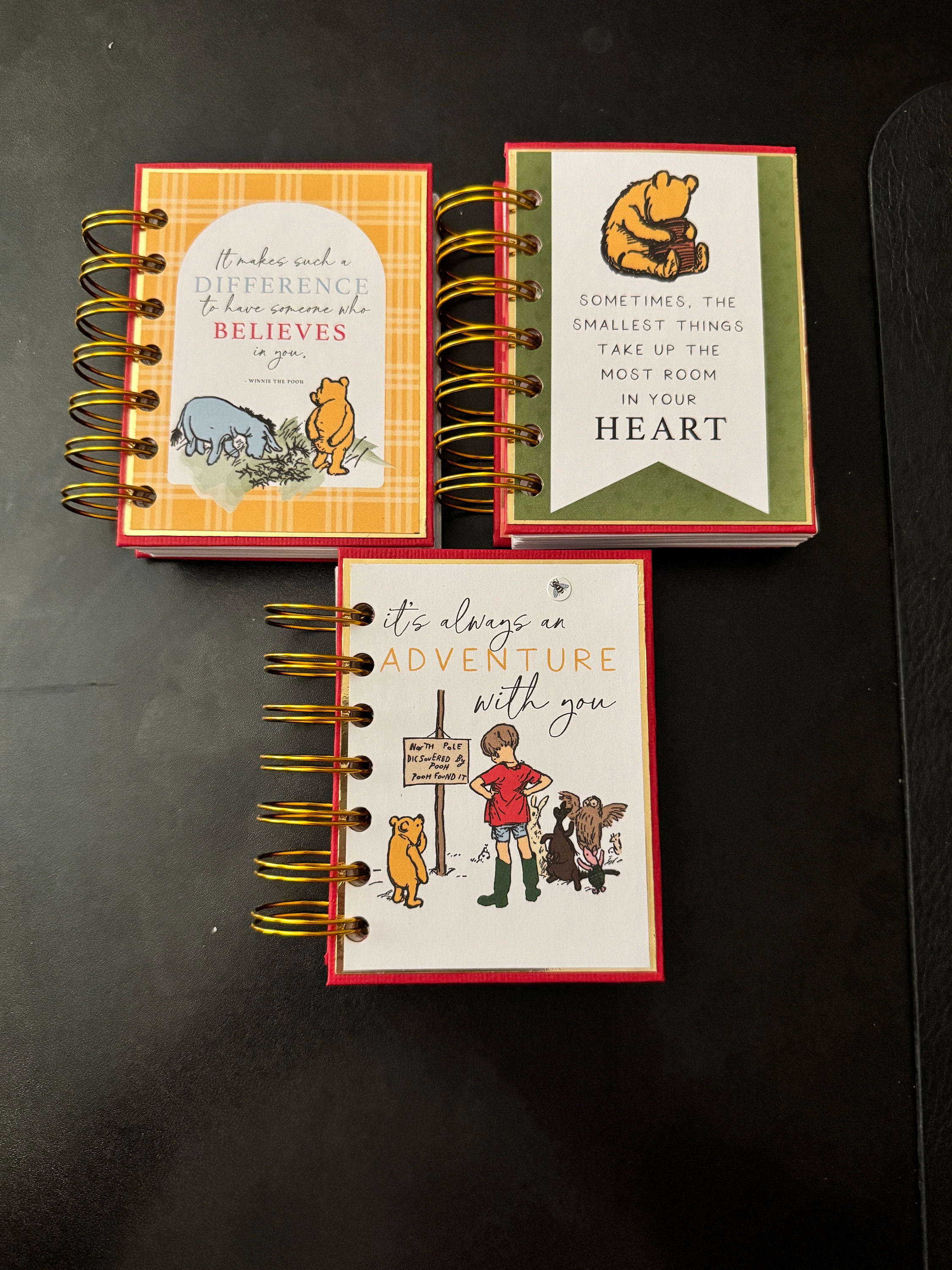 Winnie the Pooh Mini Notebooks - Etsy