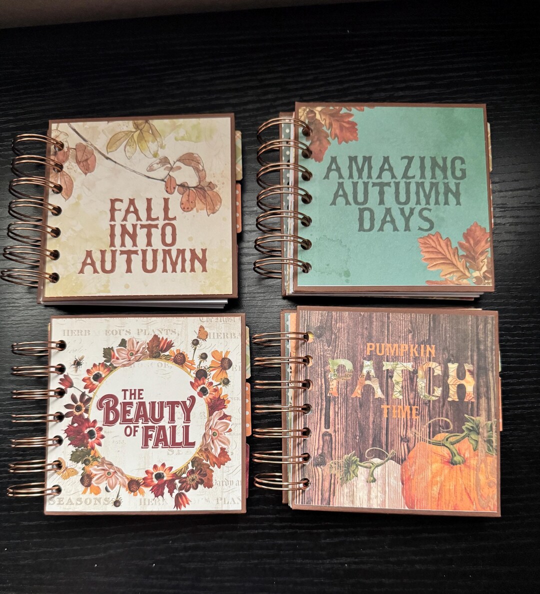 Autumn / Fall Themed Mini Notebooks - Etsy